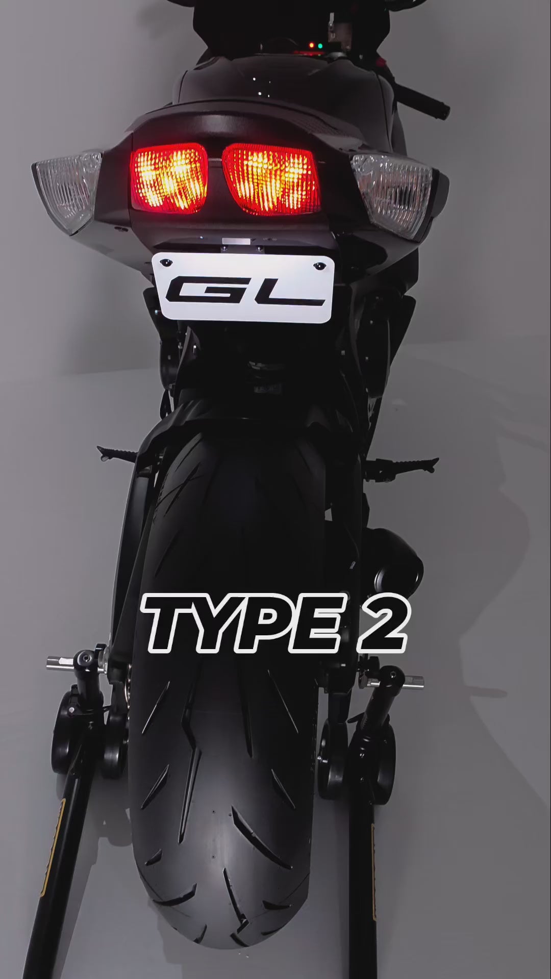 GSXR 600 750 1000 FENDER ELIMINATOR KIT LICENSE PLATE TAG BRACKET TYPE ...